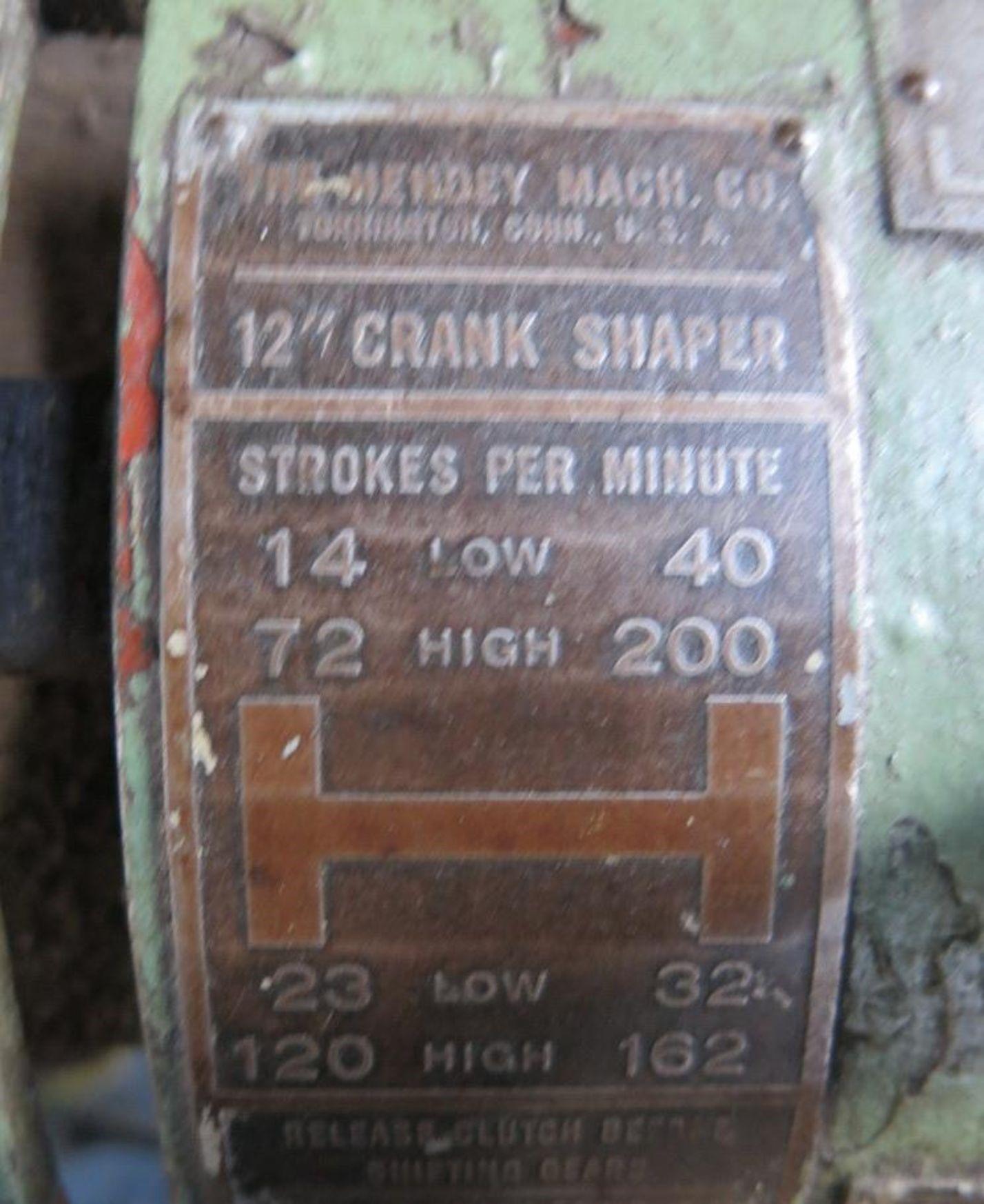 12″ HENDEY CRANK SHAPER: YOBRO #23884