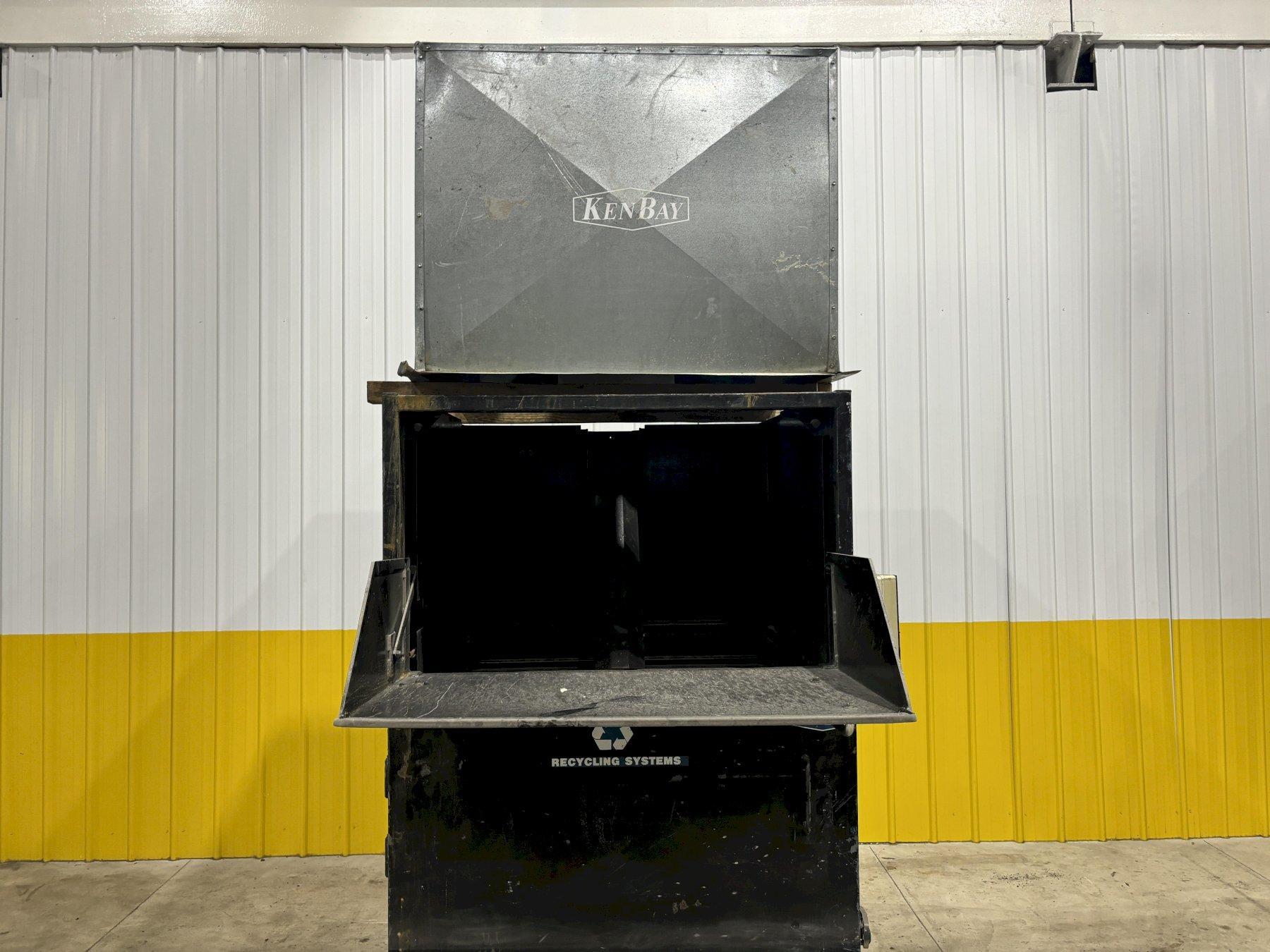 5 HP KENBAY CLYDESDALE ROTOPAC ROTARY ARM WASTE COMPACTOR: STOCK #21080