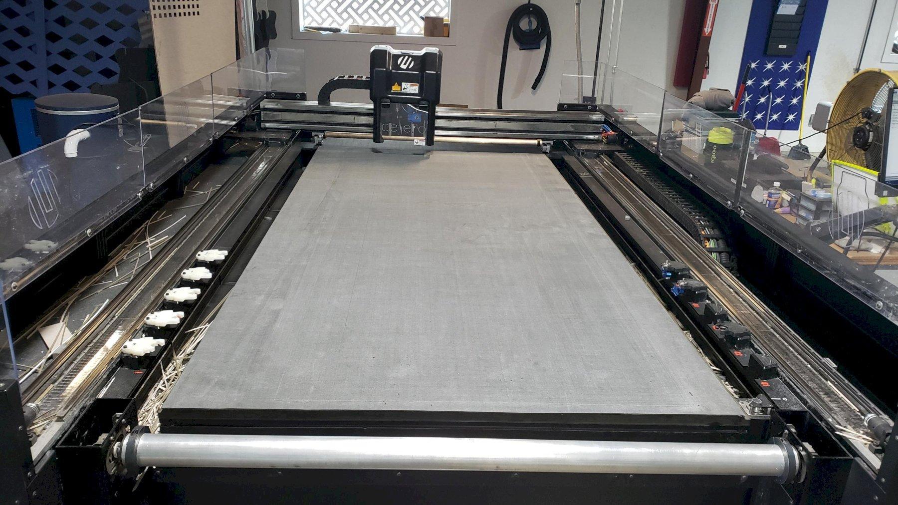 MULTICAM CELERO MODEL 7153C CNC ROUTER WITH OPTICAL TARGETING SYSTEM ...