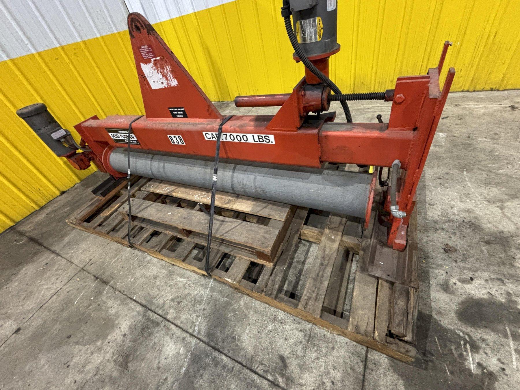 7000 LBS PARK IND MODEL 1-80-7D POWERED POSI-TURNER / LOAD ROTATOR ...