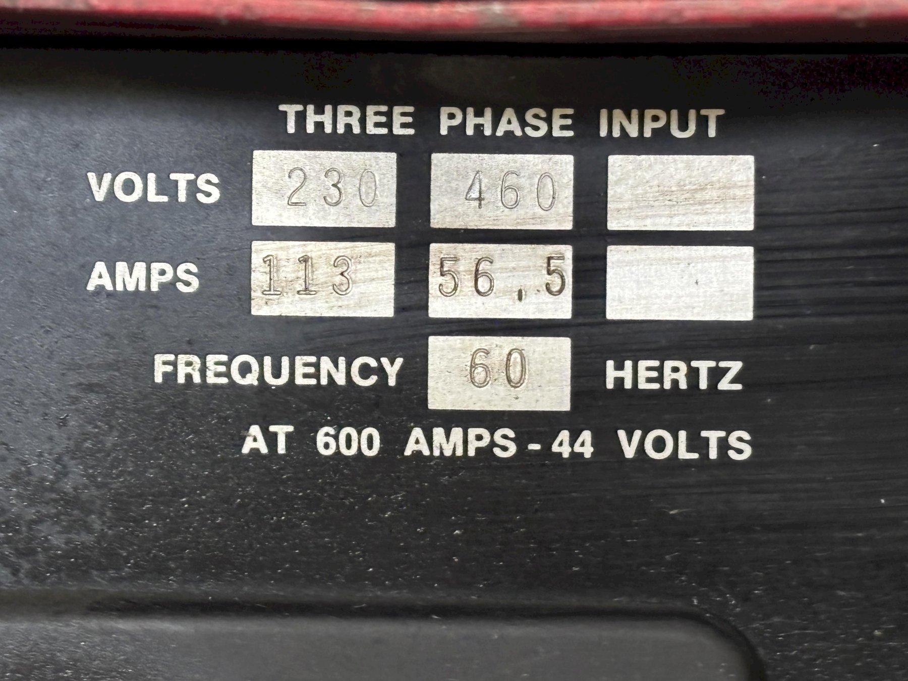 LINCOLN ELECTRIC DC600 3 PHASE PROCESS WELDER: STOCK #23122