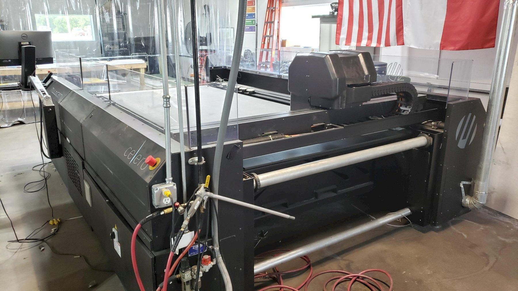 MULTICAM CELERO MODEL 7153C CNC ROUTER WITH OPTICAL TARGETING SYSTEM ...
