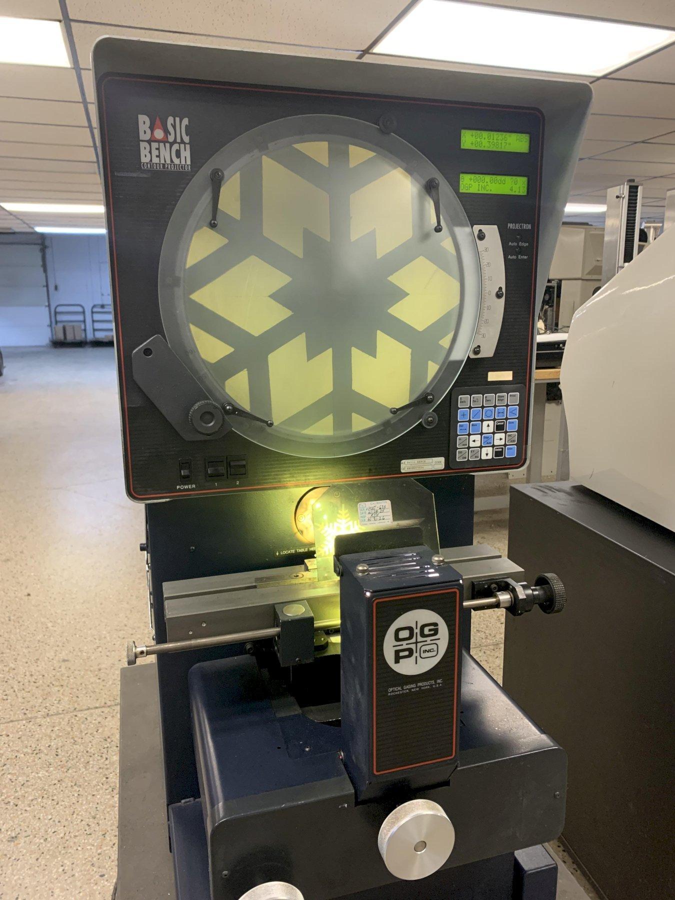 14″ Optical Gaging Products (OGP) Basic Bench Optical Comparator | AMC