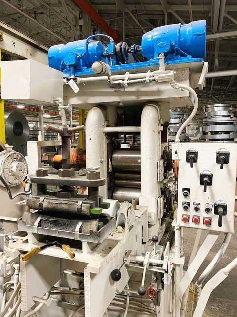 Used WATERBURY FARREL 4 HIGH NON REVERSING TEMPER ROLLING MILL For Sale ...